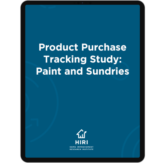 Product Purchase Tracking Study: Paint and Sundries | HIRI